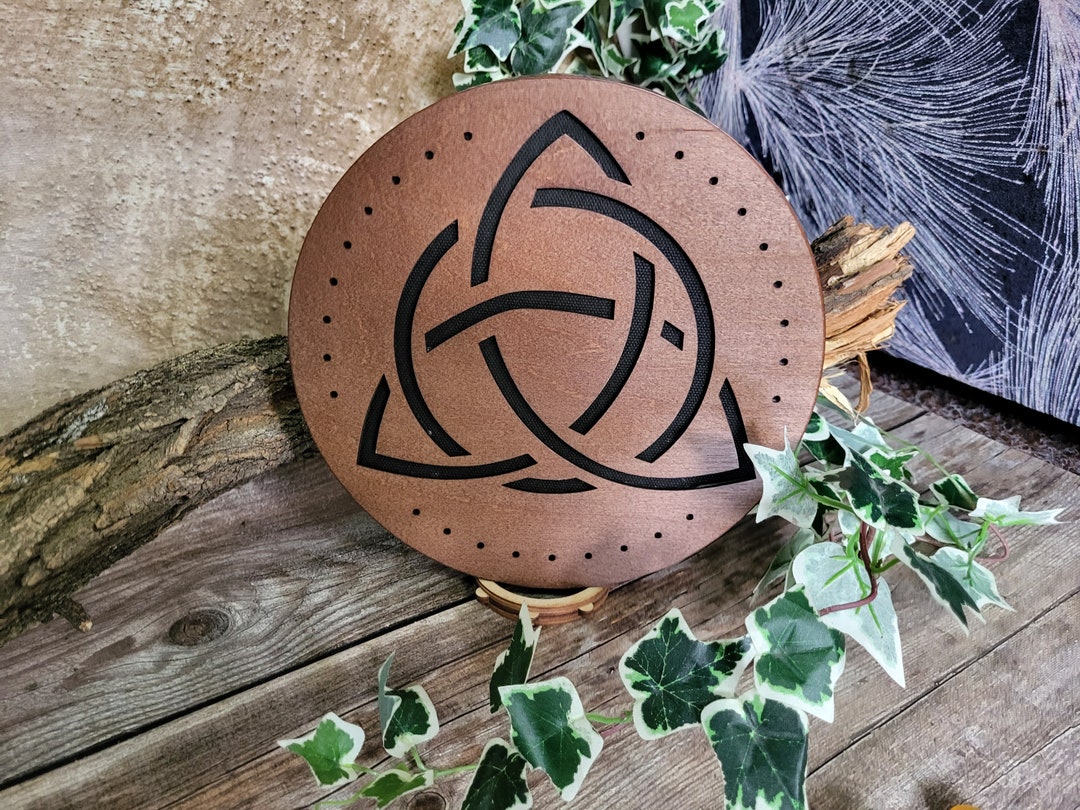 Celtic Knot Rain Disk: 10 Inch Sound Therapy Instrument - Etsy