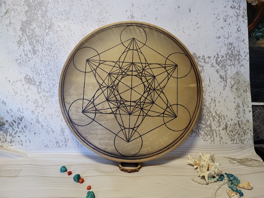 Ocean Drum 21 Inch ( 52 Cm) Metatron, Sound Therapy Gift for Yoga ...