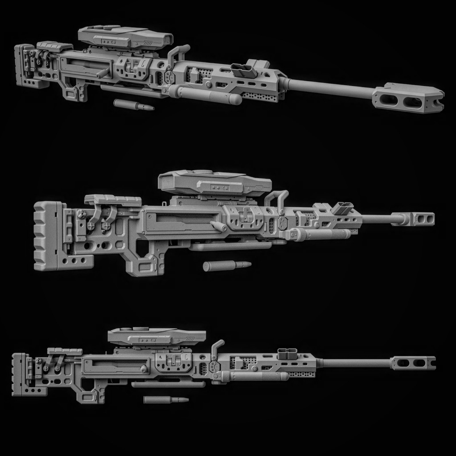 Titanfall 2 Kraber model for 3d-printing - Etsy