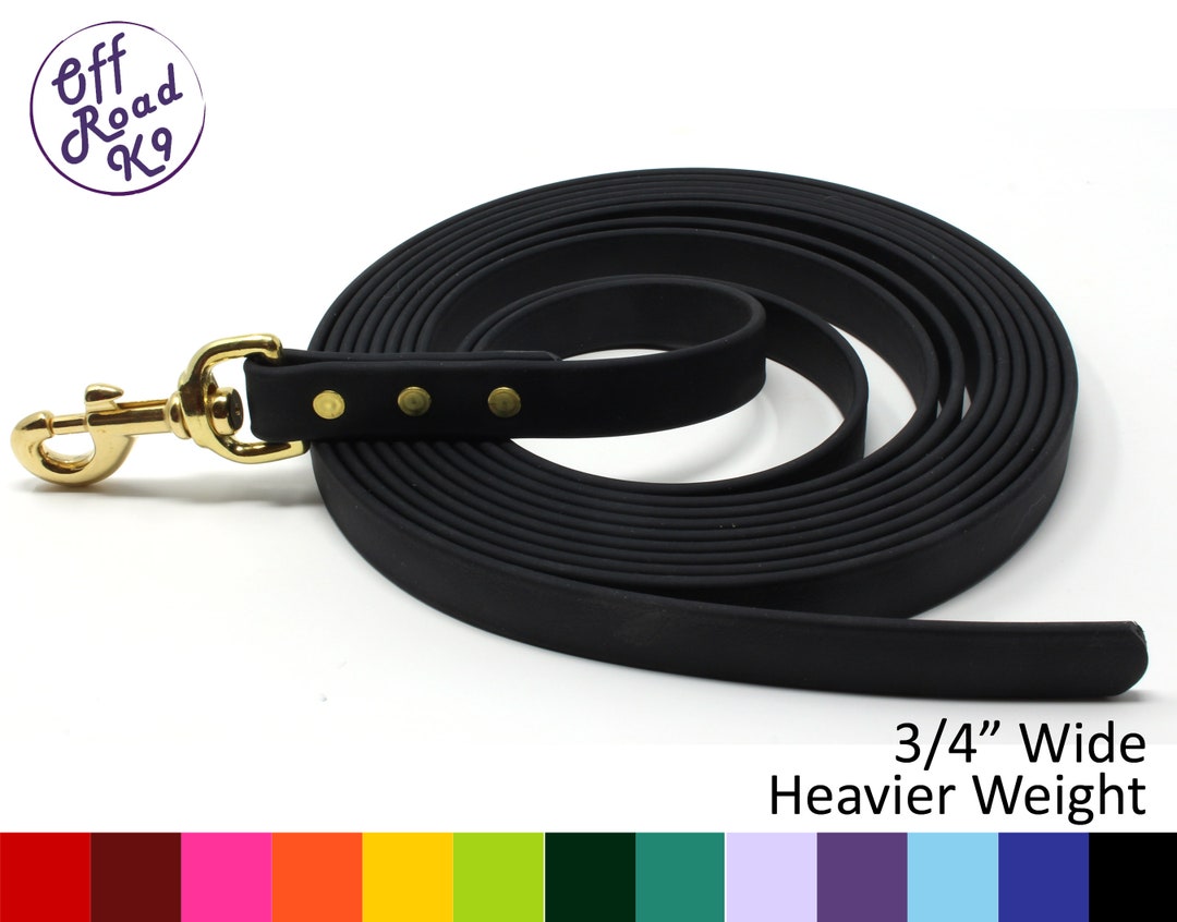 Draggable NO HANDLE 3/4 Wide Extra Duty Biothane® Long Line Made With ...