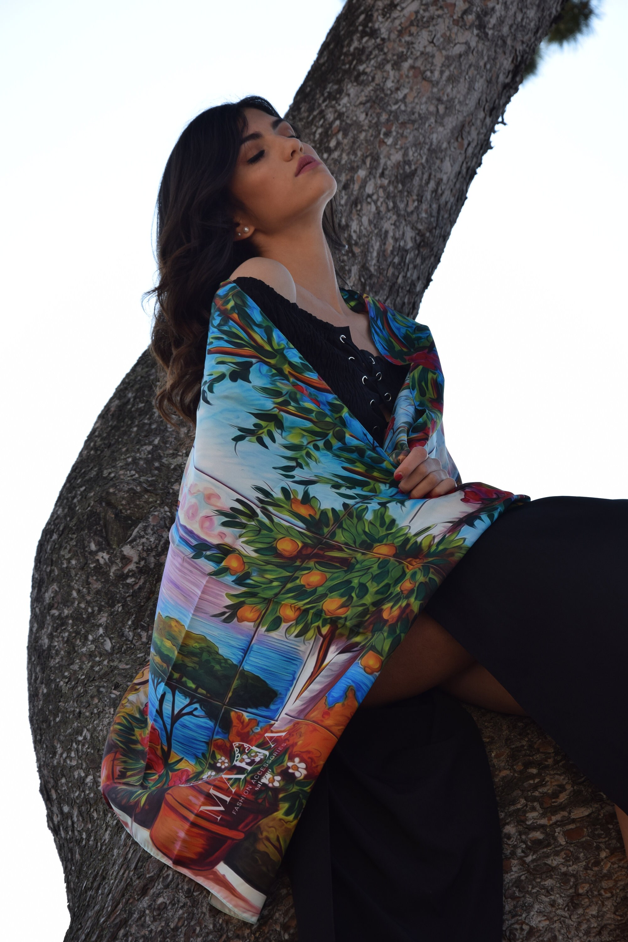 Silk Scarf Italian Silk Scarves Amalfi Coast Silk Scarves - Etsy UK