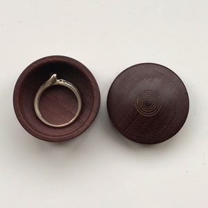 Tooth Fairy, Ring, Exotic Wood Container, Wedding or Engagement Ring ...