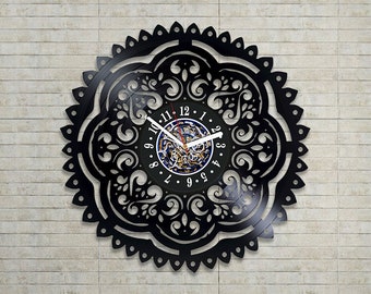 Mandala clock | Etsy