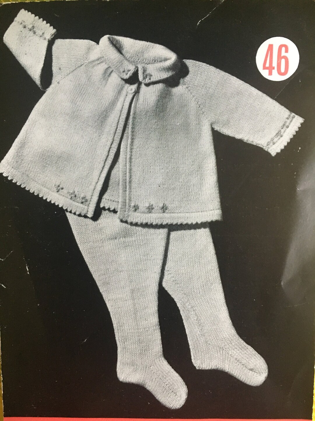 Pdf Download, Passap 46, Machine Knitting Vintage Pattern, Baby Jacket ...