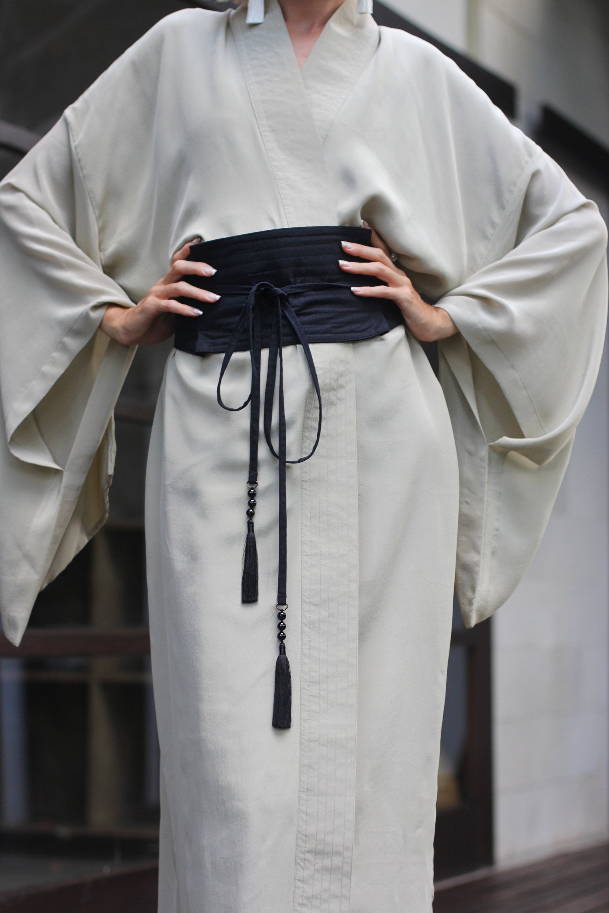 Wide Belt Japan Obi Belt Fabric Belt Linen Belt Rayon - Etsy