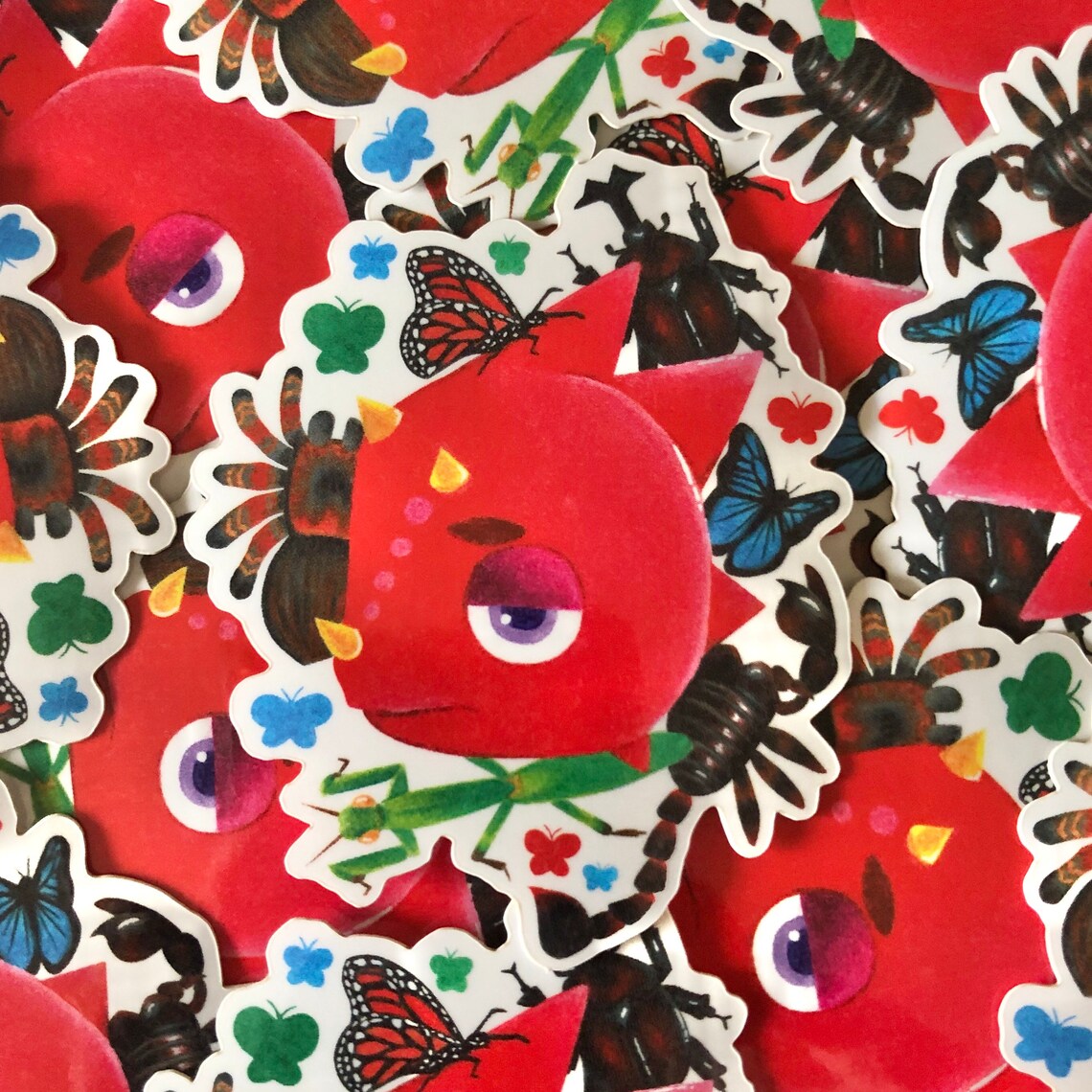 Flick Sticker Illustrated Vinyl Sticker Kawaii Videogame | Etsy