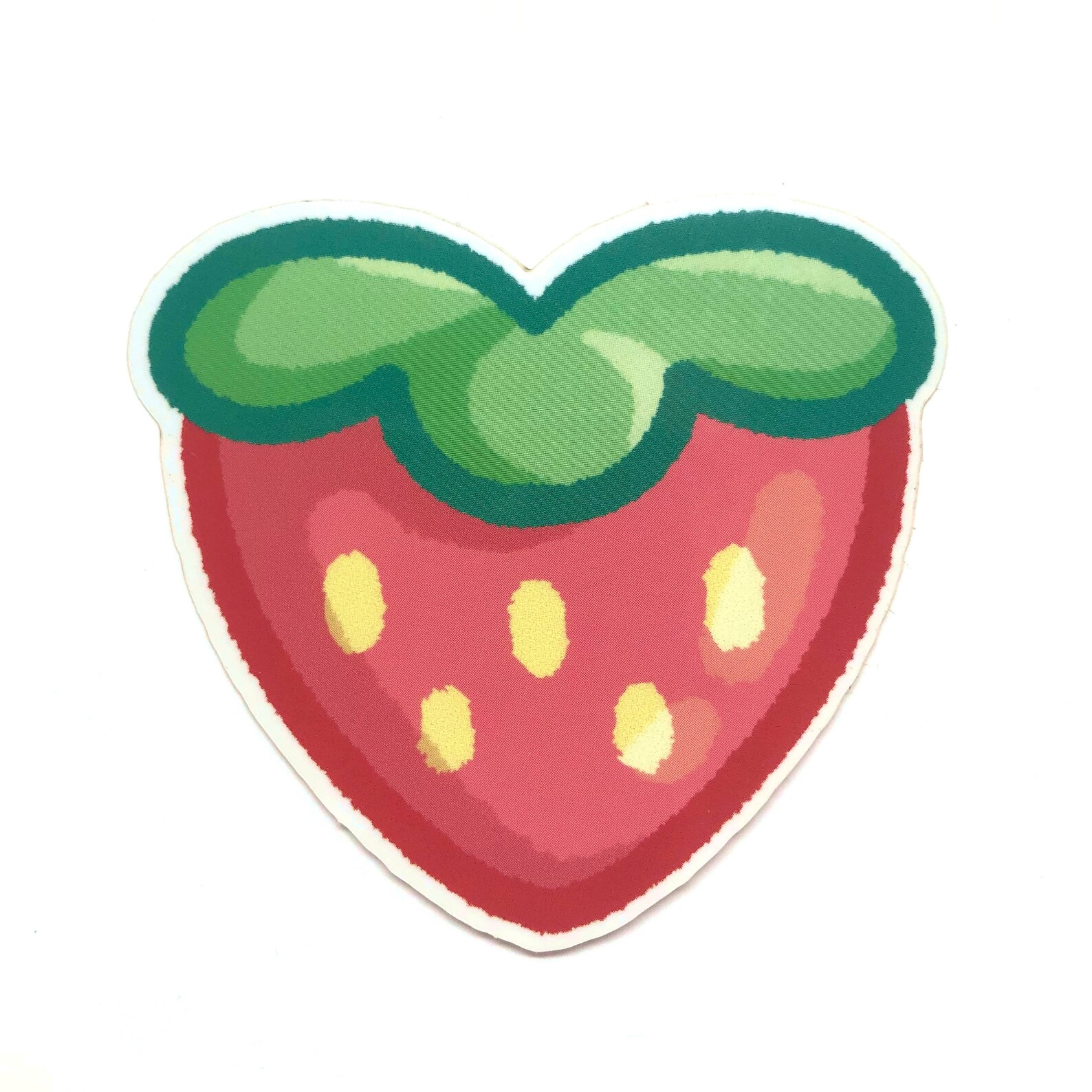 Strawberry Heart Sticker, Twitch Emote Sticker, Fruity Art, Cute Fruit ...