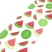 Fruity Watermelon Bookmark, Kawaii Fruit Art, Cute Food Bookmark, Melon ...