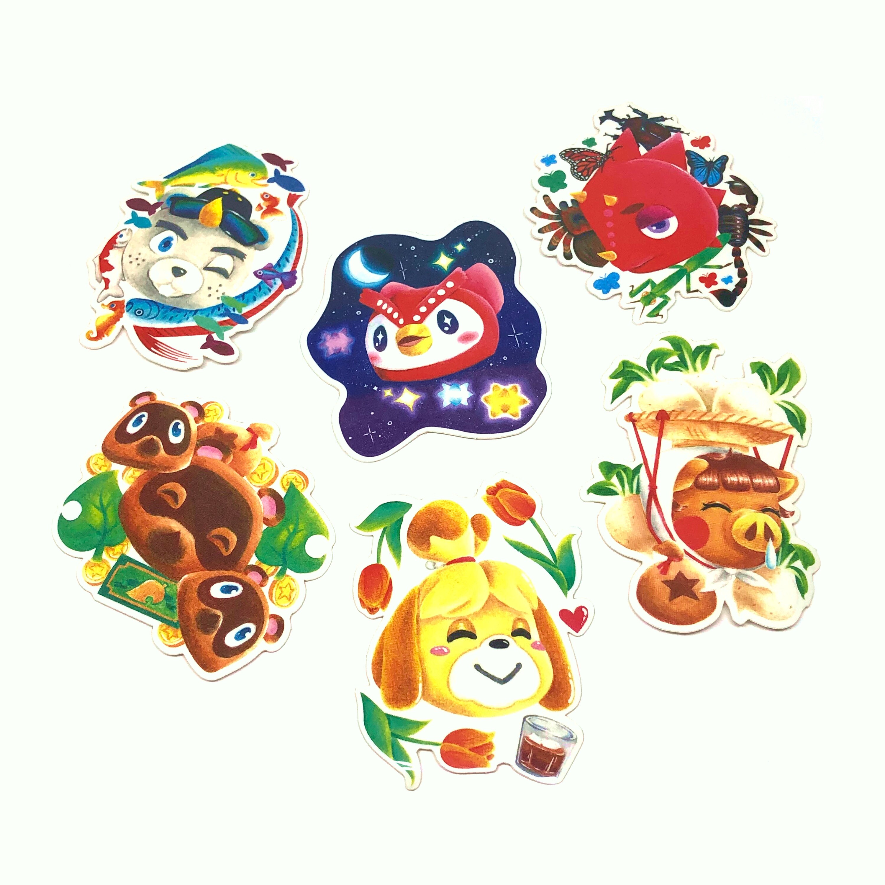 Flick Sticker Illustrated Vinyl Sticker Kawaii Videogame - Etsy