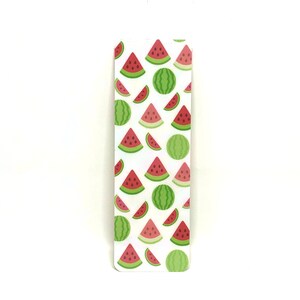 Fruity Watermelon Bookmark, Kawaii Fruit Art, Cute Food Bookmark, Melon ...