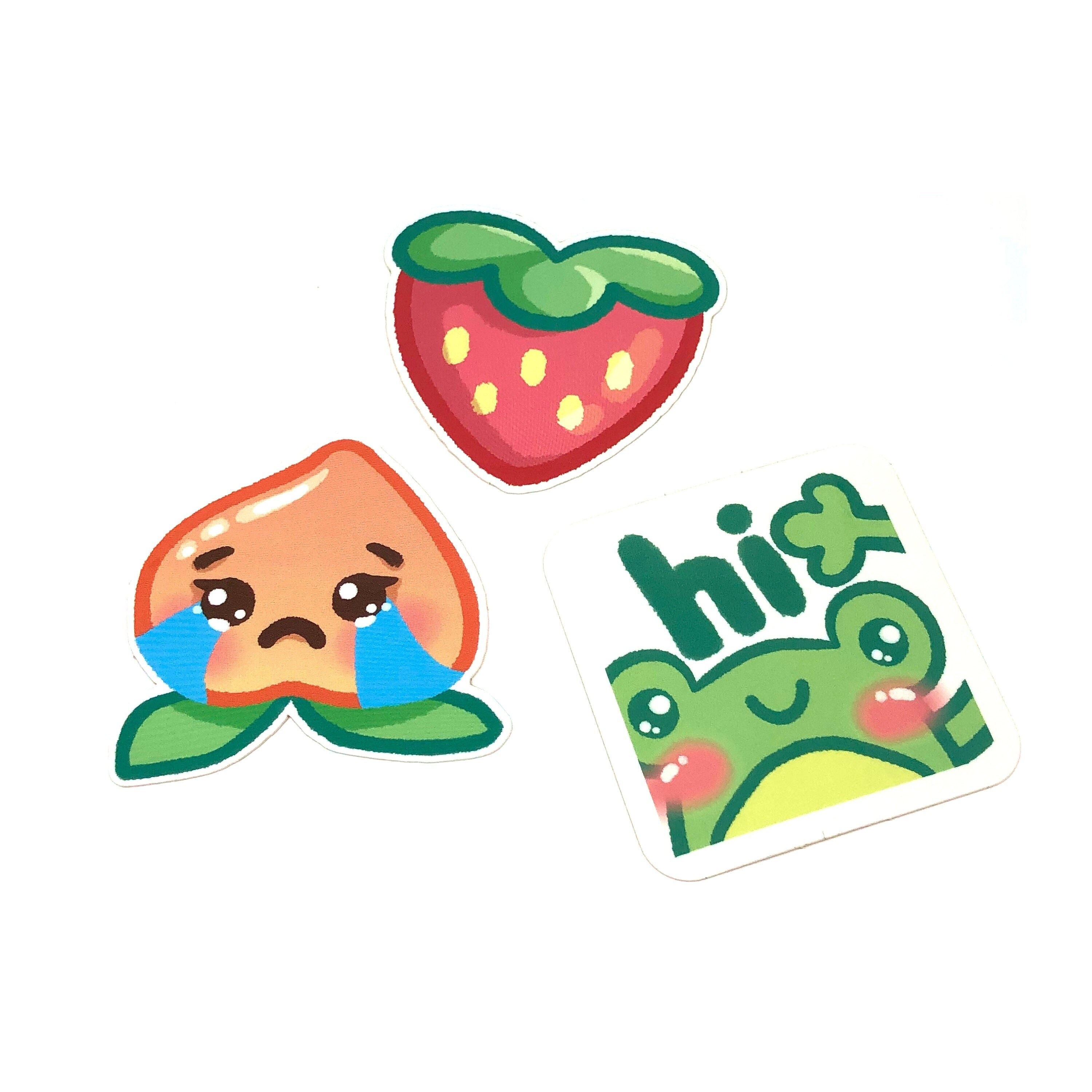Twitch Emote Sticker Pack Set of Three Stickers Froggy - Etsy
