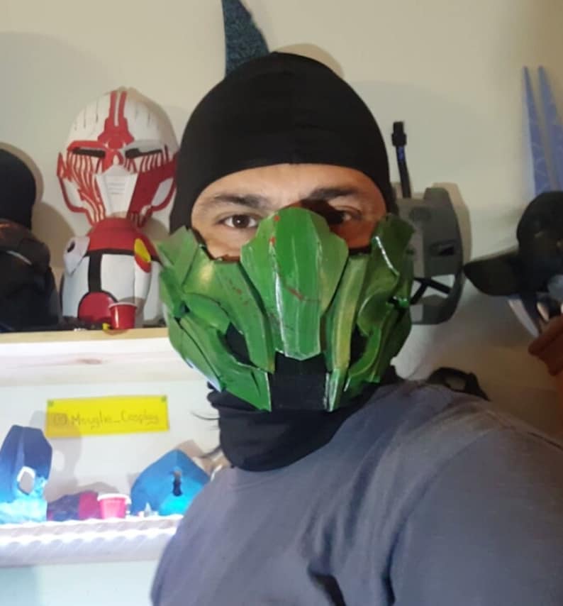 MKX Reptile Mask Foam TEMPLATE - Etsy