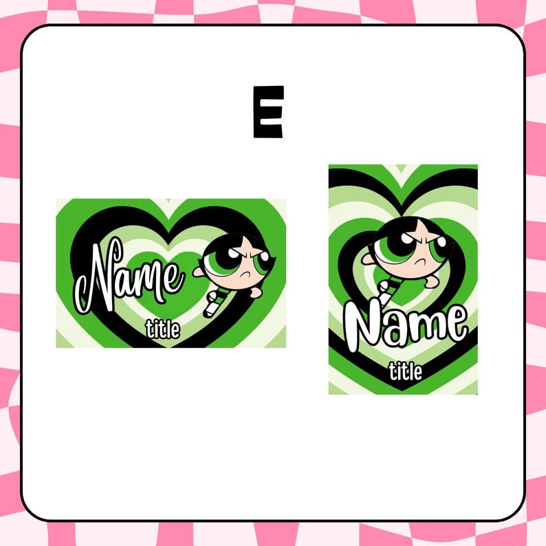 Custom Powerpuff Girls Badge Reel: Personalized Nurse/teacher ID - Etsy