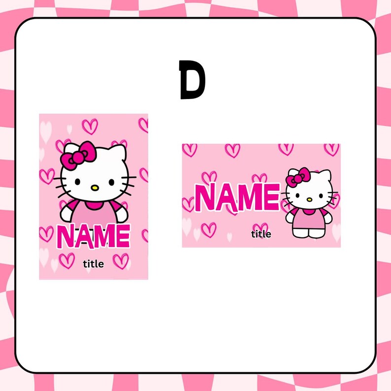 Custom Hello Kitty Nurse Badge Reel: Kawaii Healthcare Badge RN CNA RN ...
