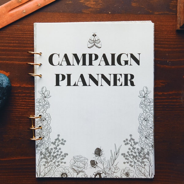 Dnd Campaign Planner - Etsy