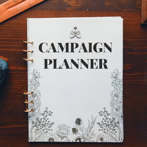 DM Digi-planner Fillable PDF for Dnd Campaign Planning - Etsy