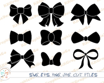 Bow baby girl svg | Etsy