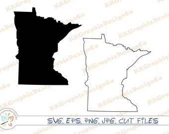 Minnesota State Svg | Etsy