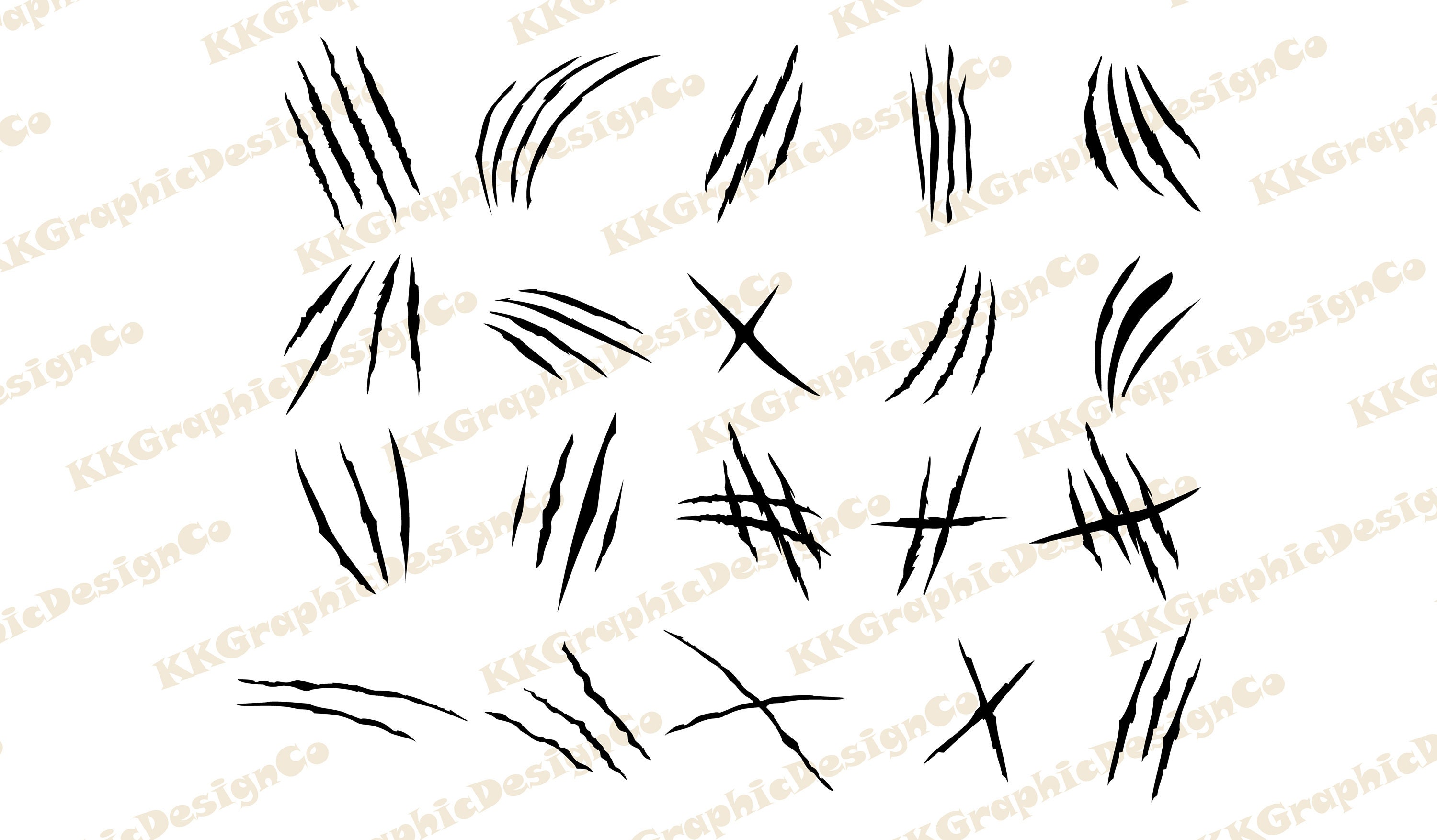 Scratches Bundle Svg Scratches Svg Scratch Svg White Claw Svg | Etsy