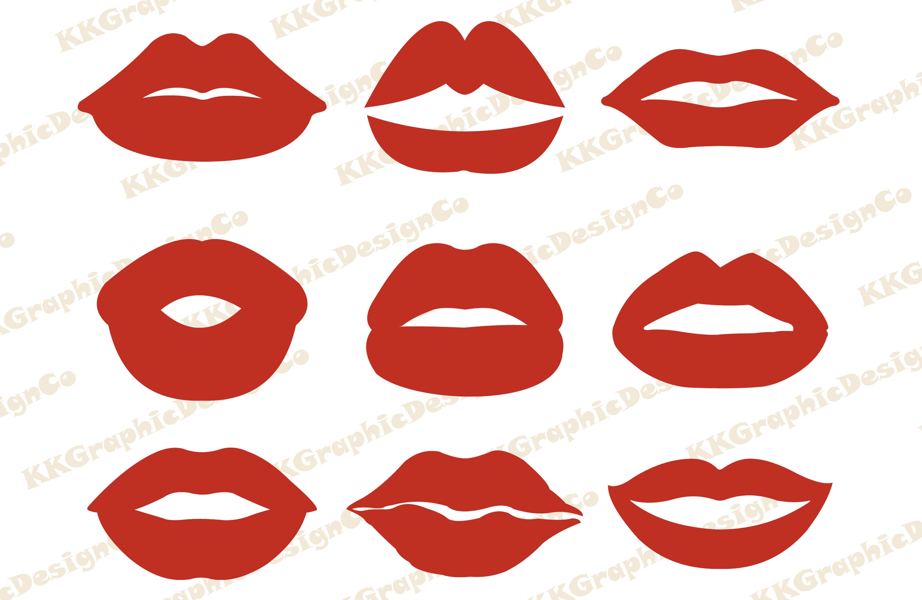 Labios sexy svg Labios svg archivo Clipart labios mujer svg | Etsy