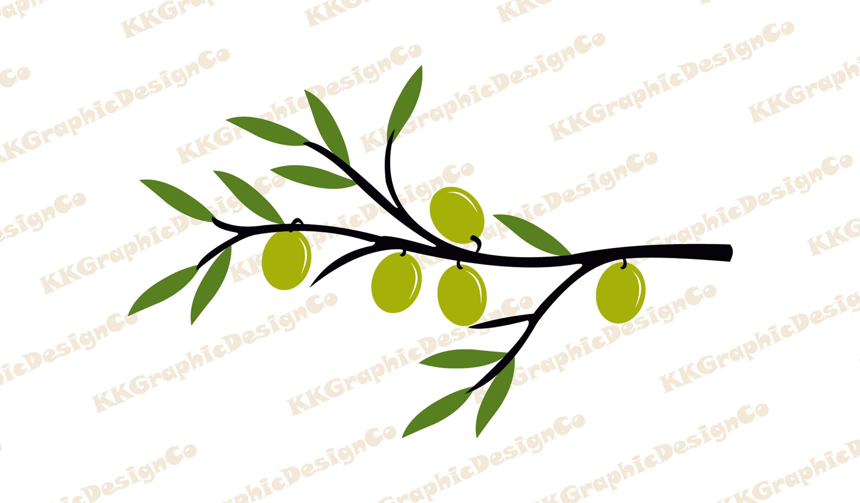 Rama de olivo svg Rama svg Ramas de olivo svg Corona de olivo | Etsy