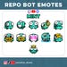 REPO BOT MINT Emotes Set | Twitch | Youtube | Discord | Streaming ...
