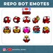REPO BOT RED Emotes Set | Twitch | Youtube | Discord | Streaming ...