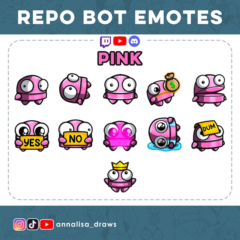 Repo Emotes - Etsy