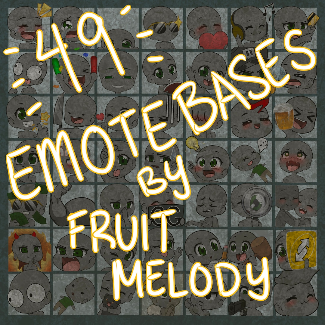 49 Emote Base Pack - Etsy
