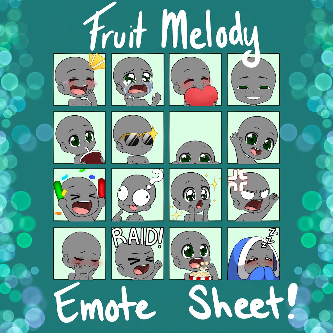 16 Emotes Base Pack - Etsy
