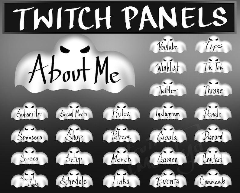 Variety Pack Twitch Panels - Etsy