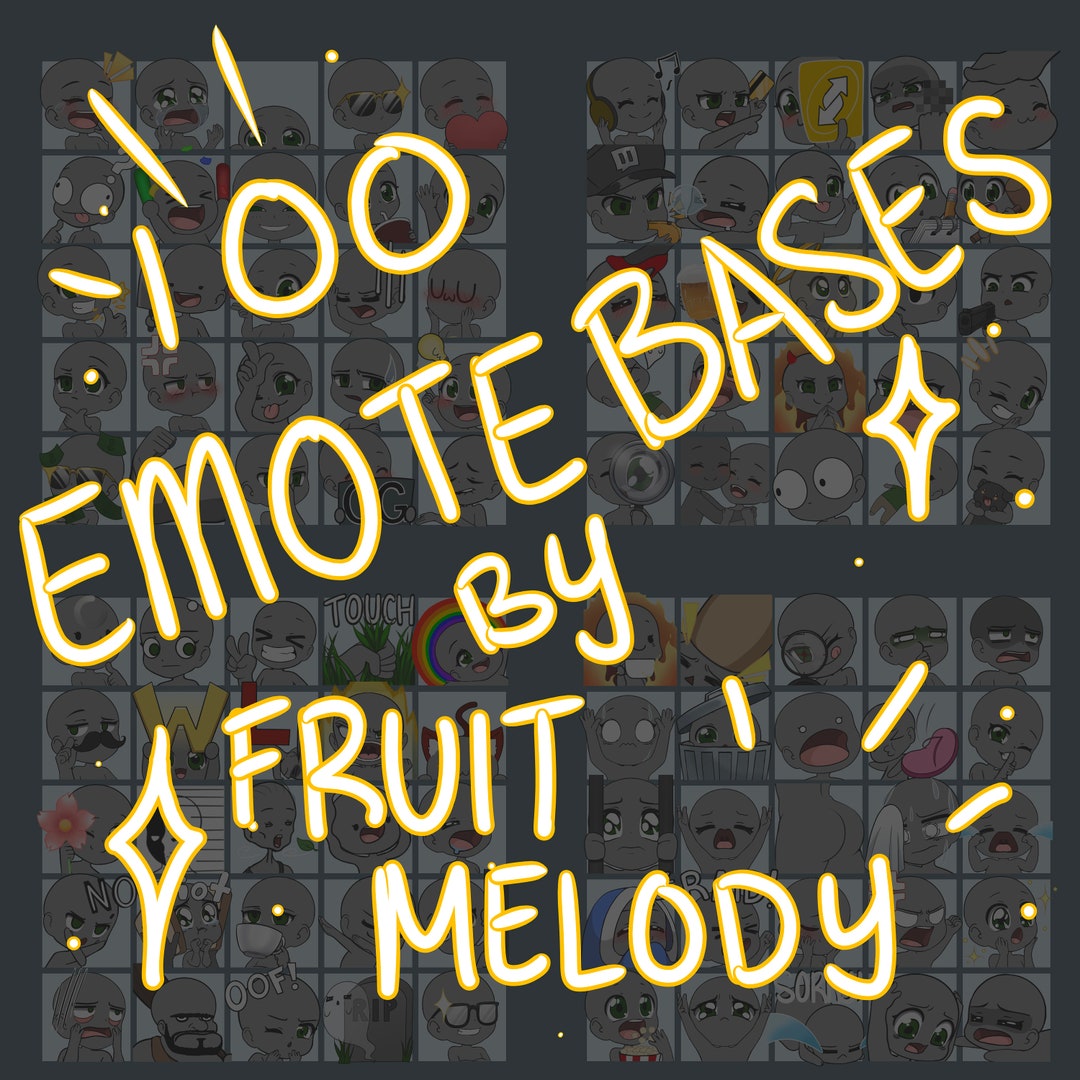 100 Emote Base Pack - Etsy