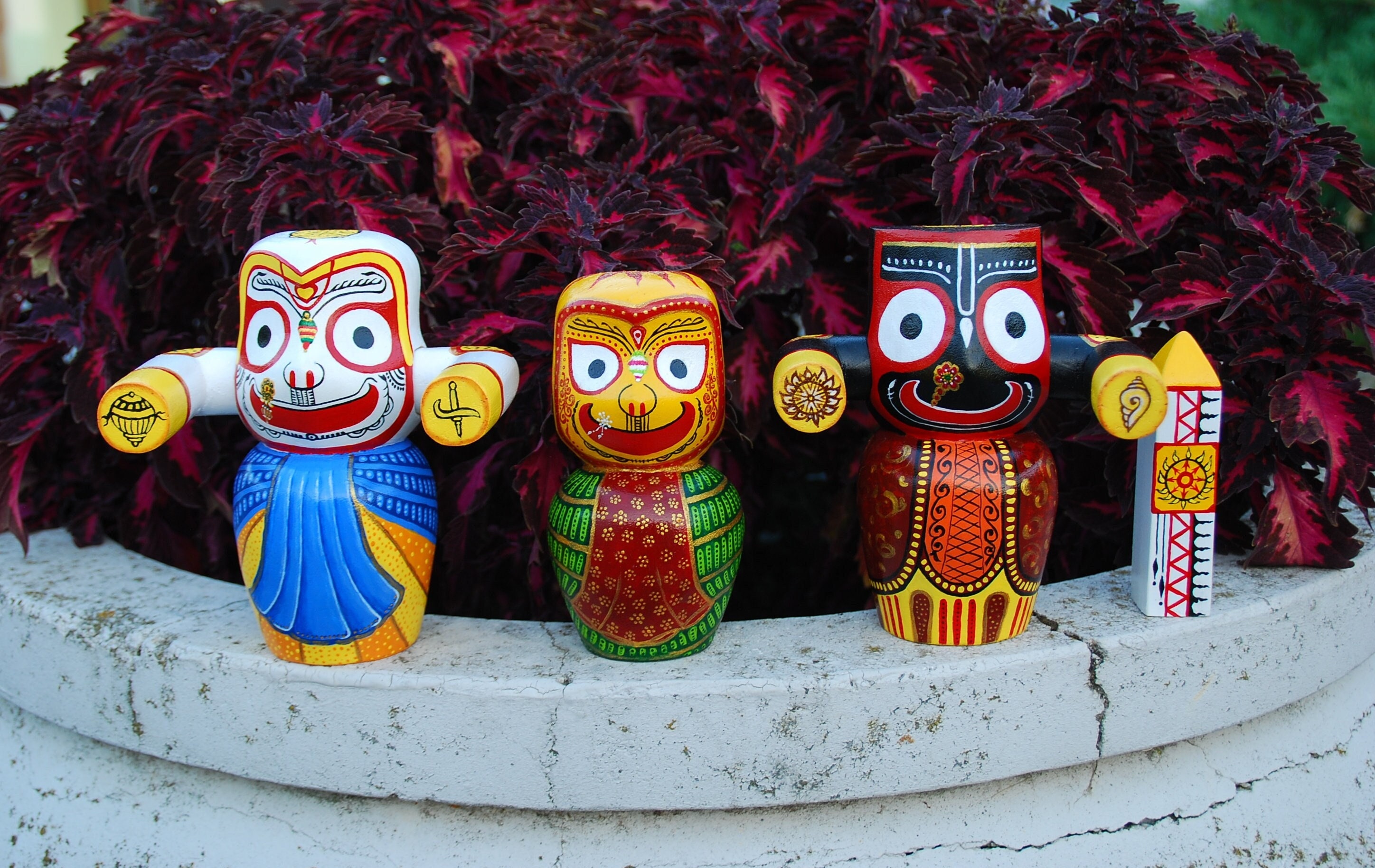 Big Size Lord Jagannath Baladev and Subhadra, Krishna Things, Holy ...