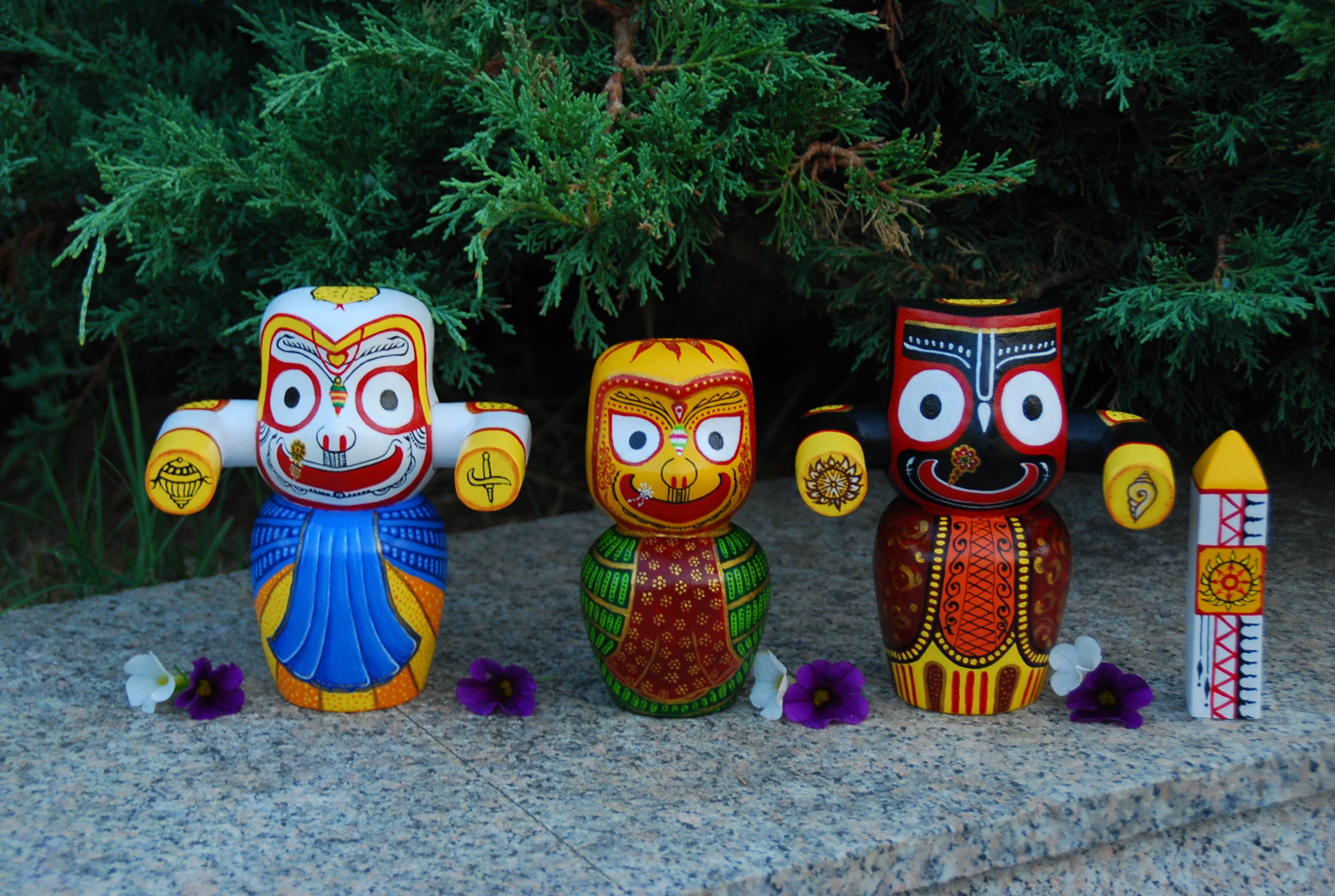 Big Size Lord Jagannath Baladev and Subhadra, Krishna Things, Holy ...