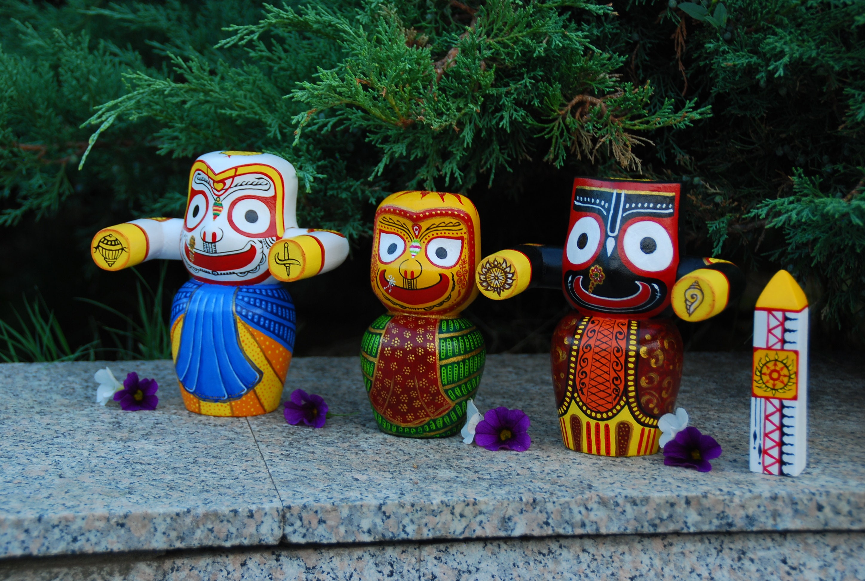Big Size Lord Jagannath Baladev and Subhadra, Krishna Things, Holy ...