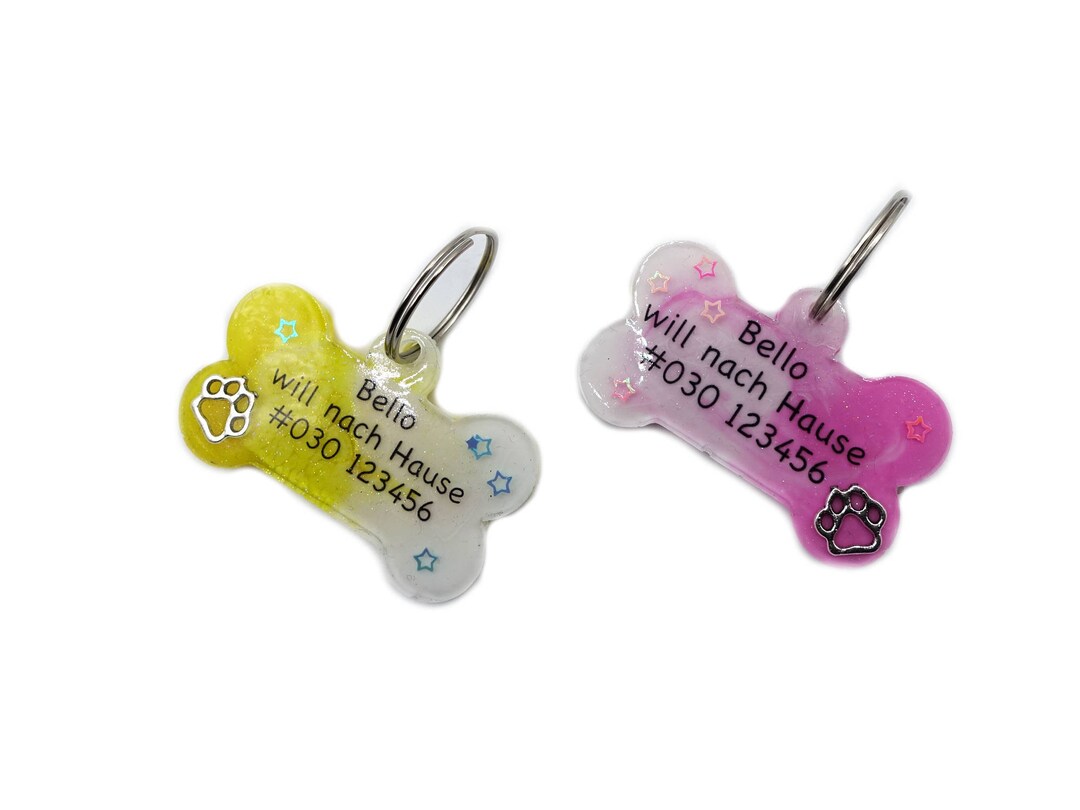 Personalized Address Tag Dog Dog Tag Dog Tag Accessories - Etsy UK