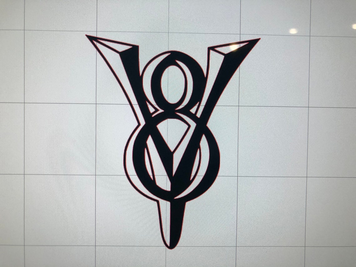 Vintage Ford V8 Style Logo - Etsy