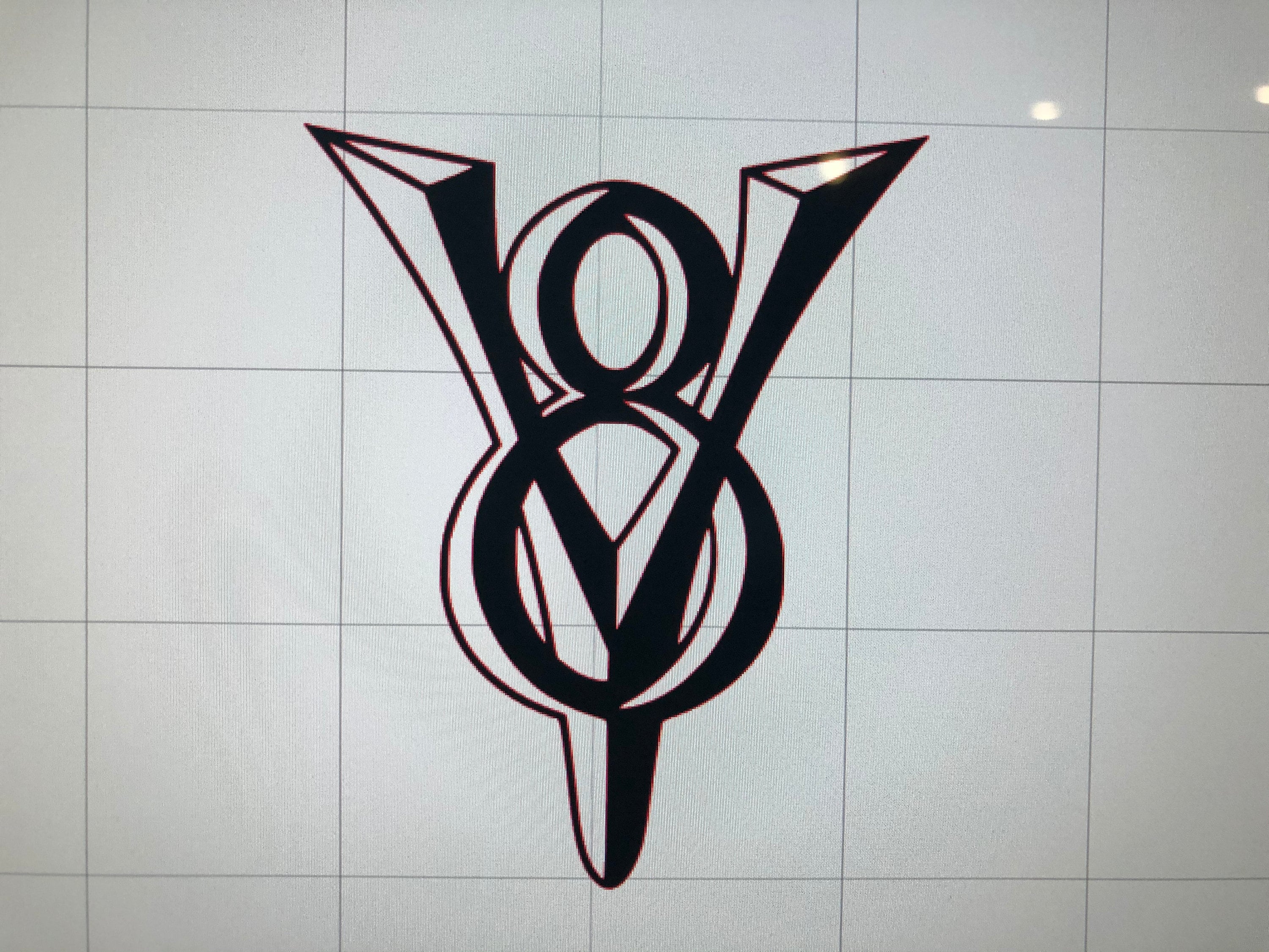 Vintage Ford V8 Style Logo - Etsy