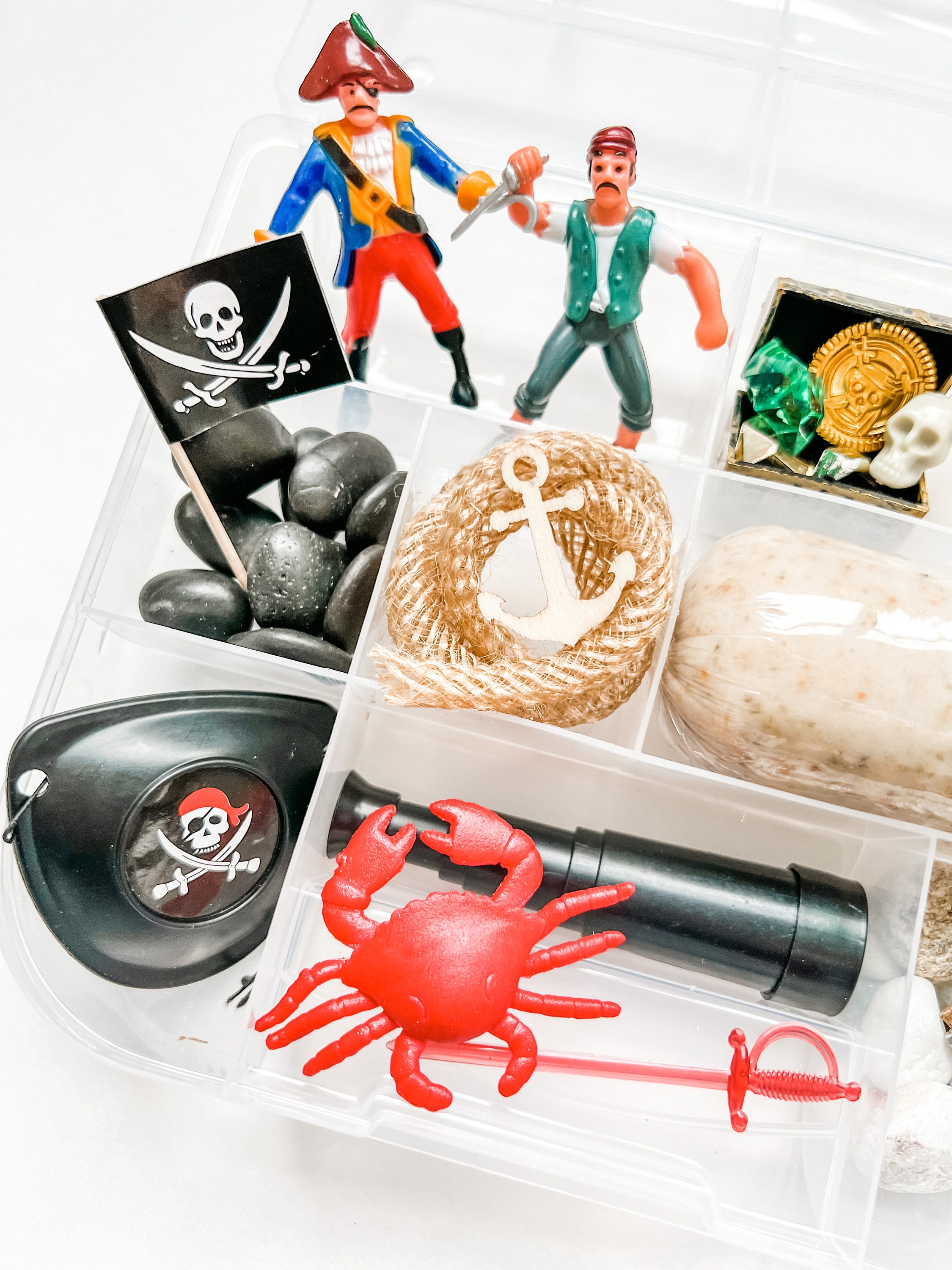 Pirate Play Dough Kit, Pirate Busy Box, Pirate Sensory Kit, Pirate Busy ...