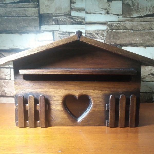 Wood Mail Box - Etsy