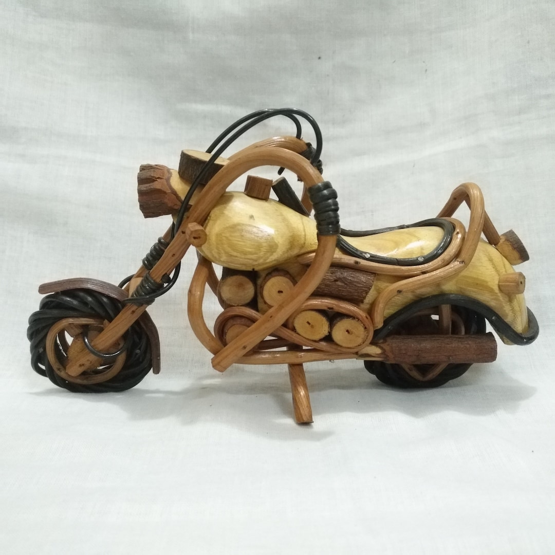 Wooden Motorcycle Harley Davidson Model Handmade Home Decoratives Gift ...