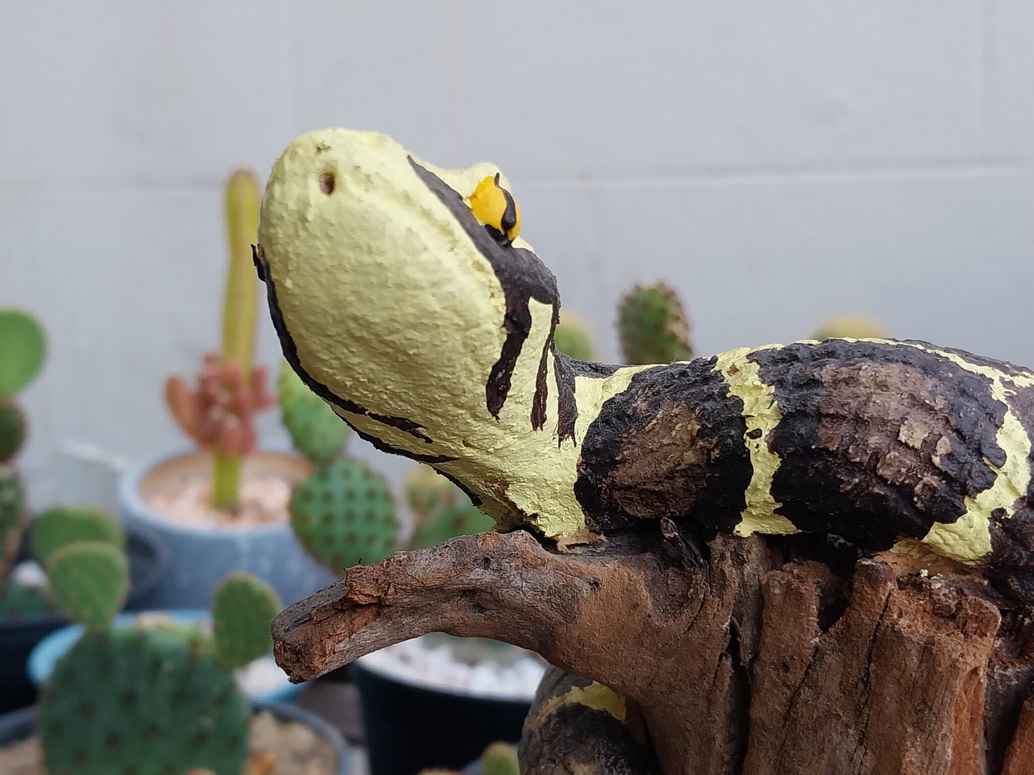 Wooden Snake Sawdust Sculpture Hand Carved Figurine Statue Home Decor ...