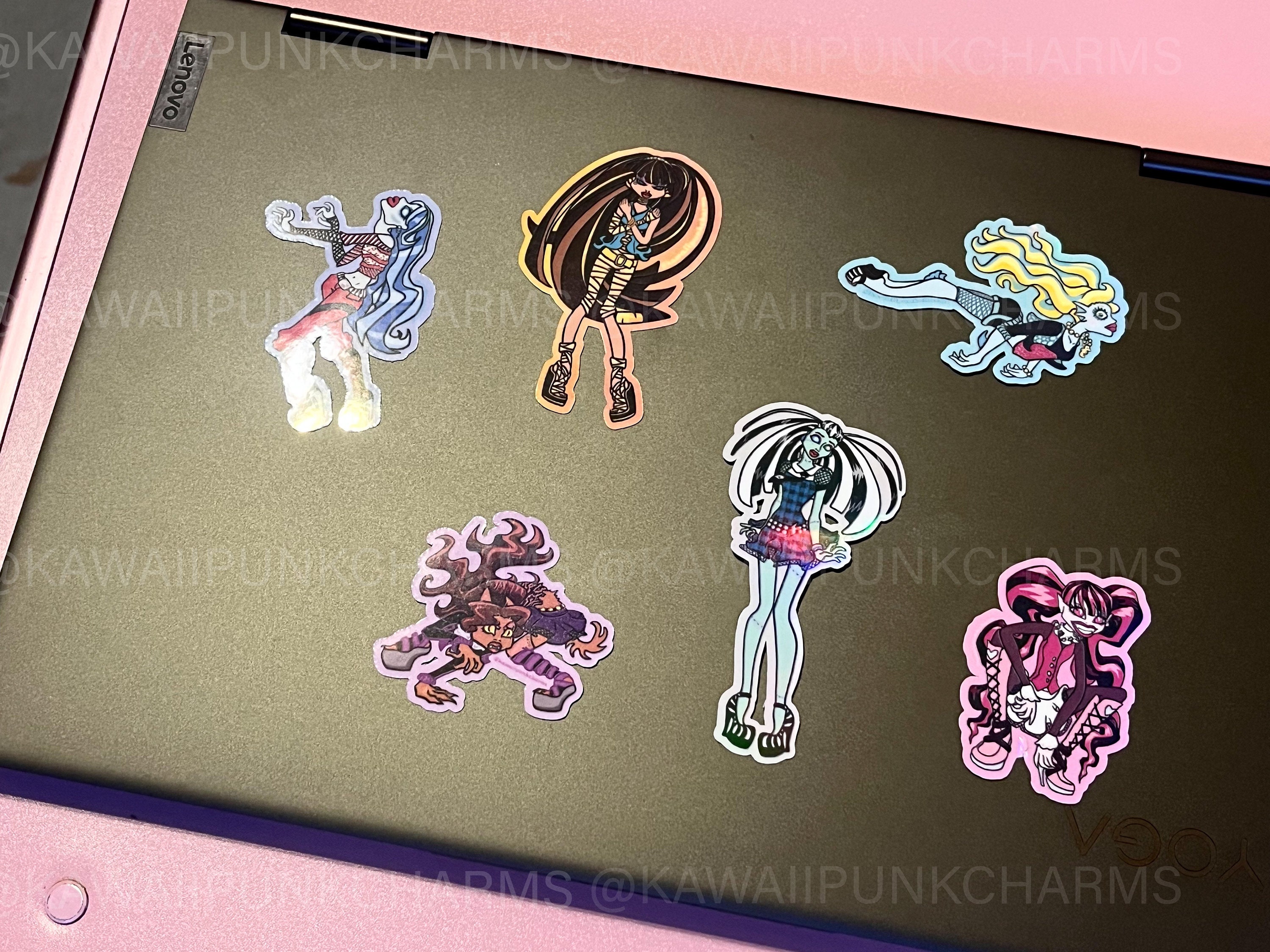 OOAK Monster High Inspired Collectible Ghouls Sticker Art - Etsy