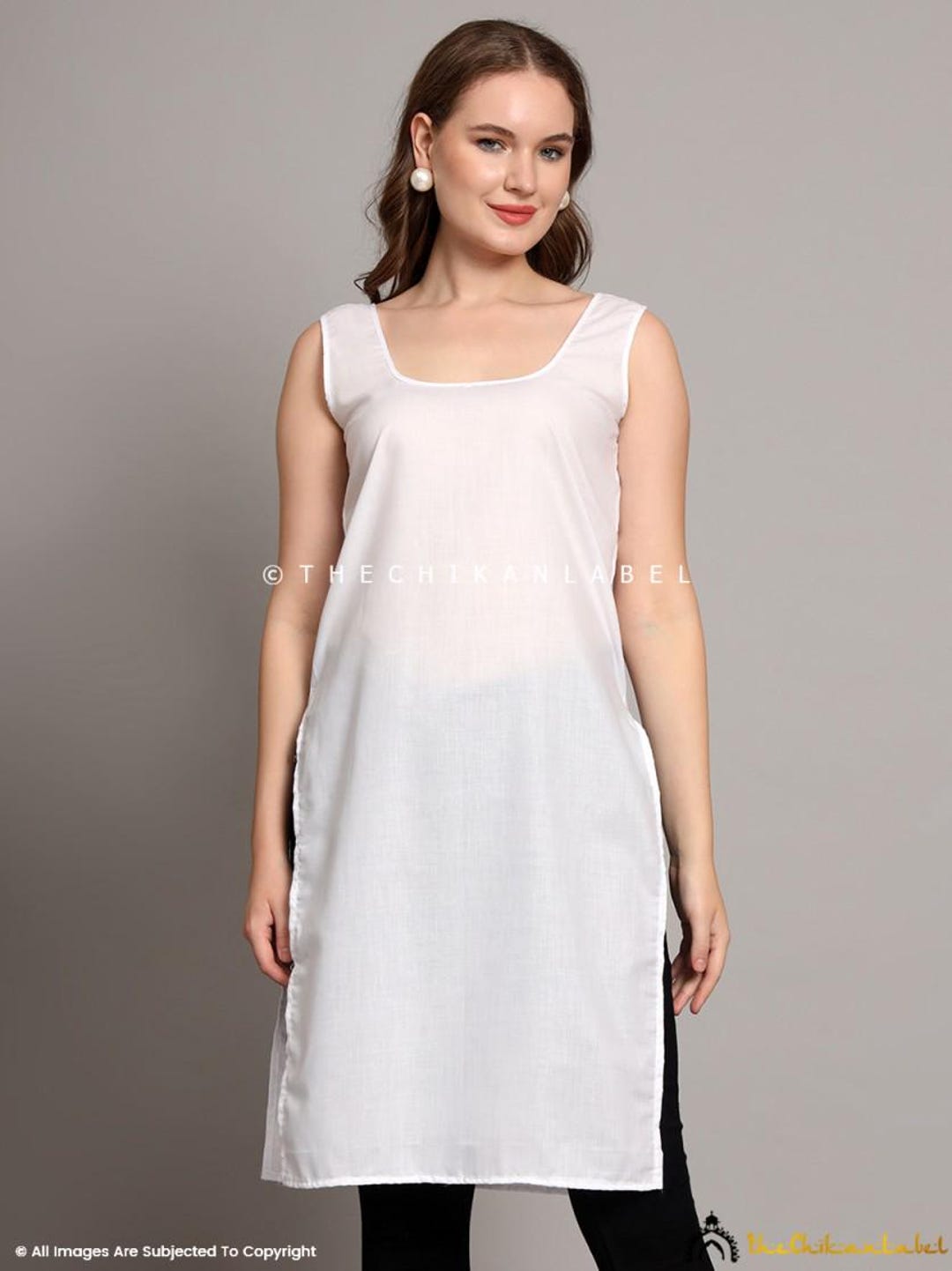 COTTON INNERS for Kurtis, Handmade Cotton Slips, Camisole Slips for ...