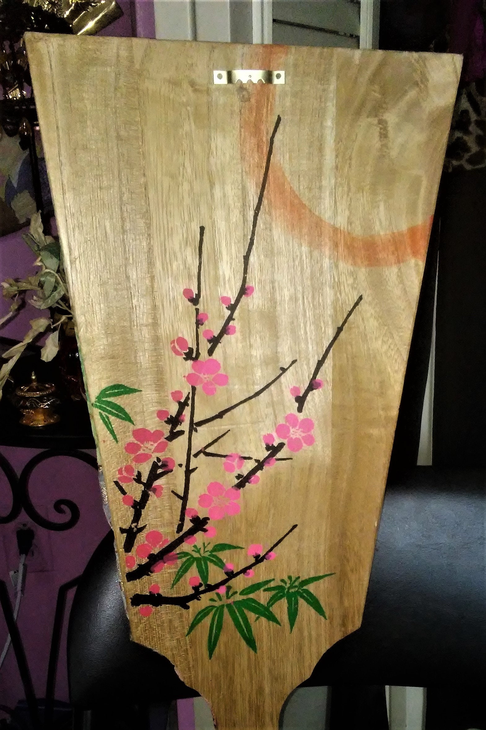 23 Japanese Hagoita Geisha Woman on Wooden Paddle - Etsy