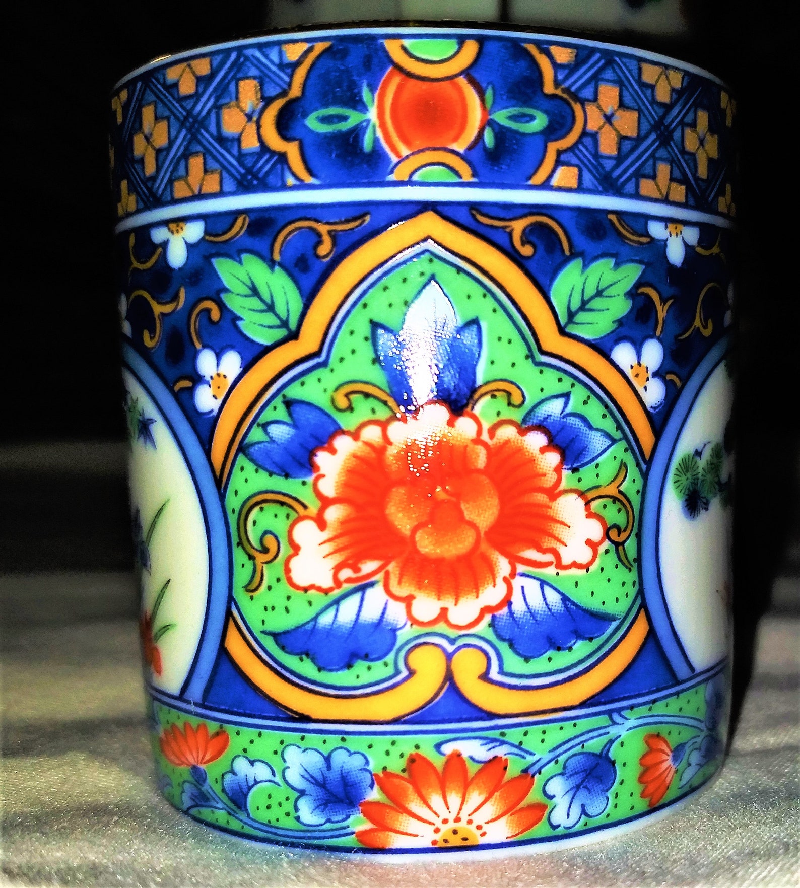 Vintage Imari Style Porcelain Tea Set | Etsy