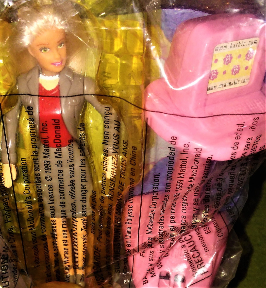 3 Vintage Mcdonald's Barbies From the 1990's - Etsy