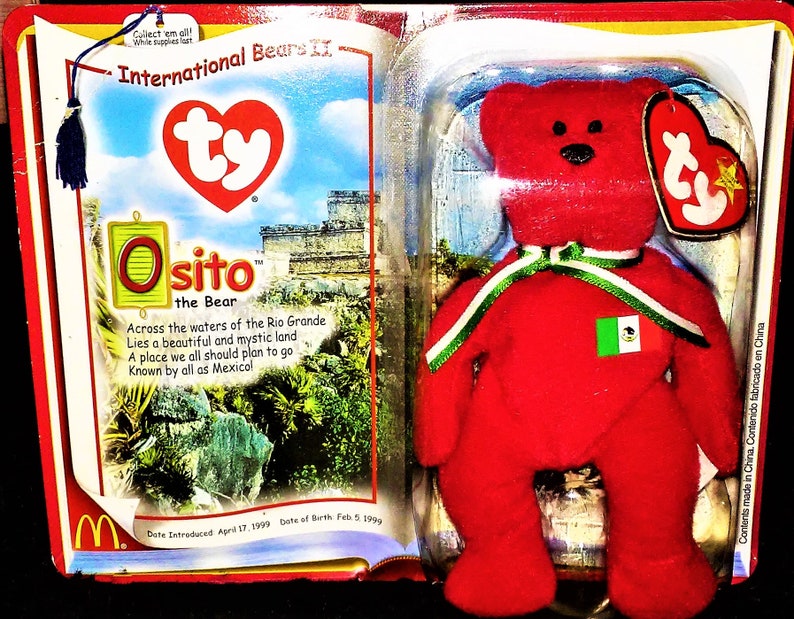 Mcdonald's TY International Beanies II With 2 Bonuses + ERRORS - Etsy