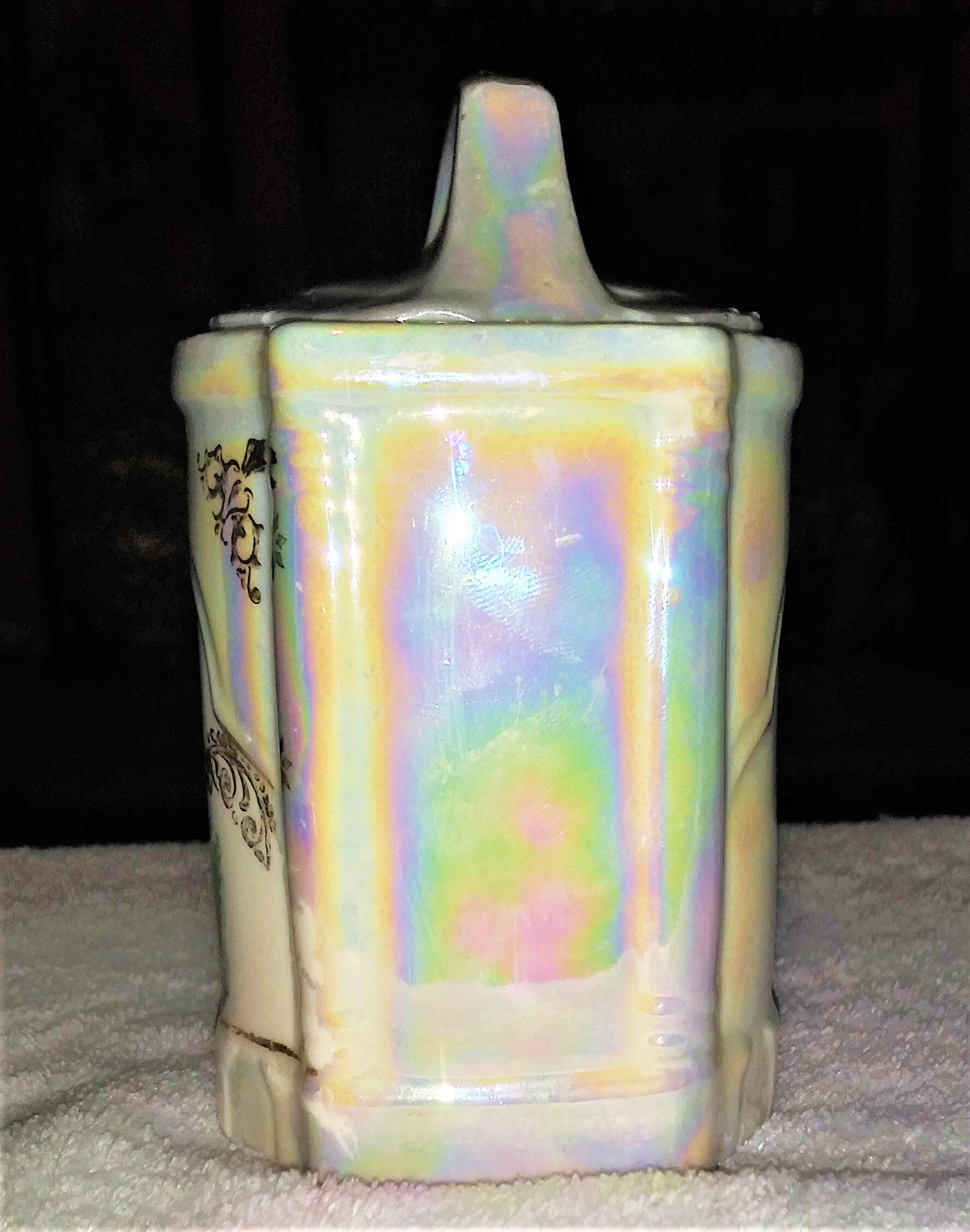 Early 1900's German Lusterware Allspice Canister - Etsy