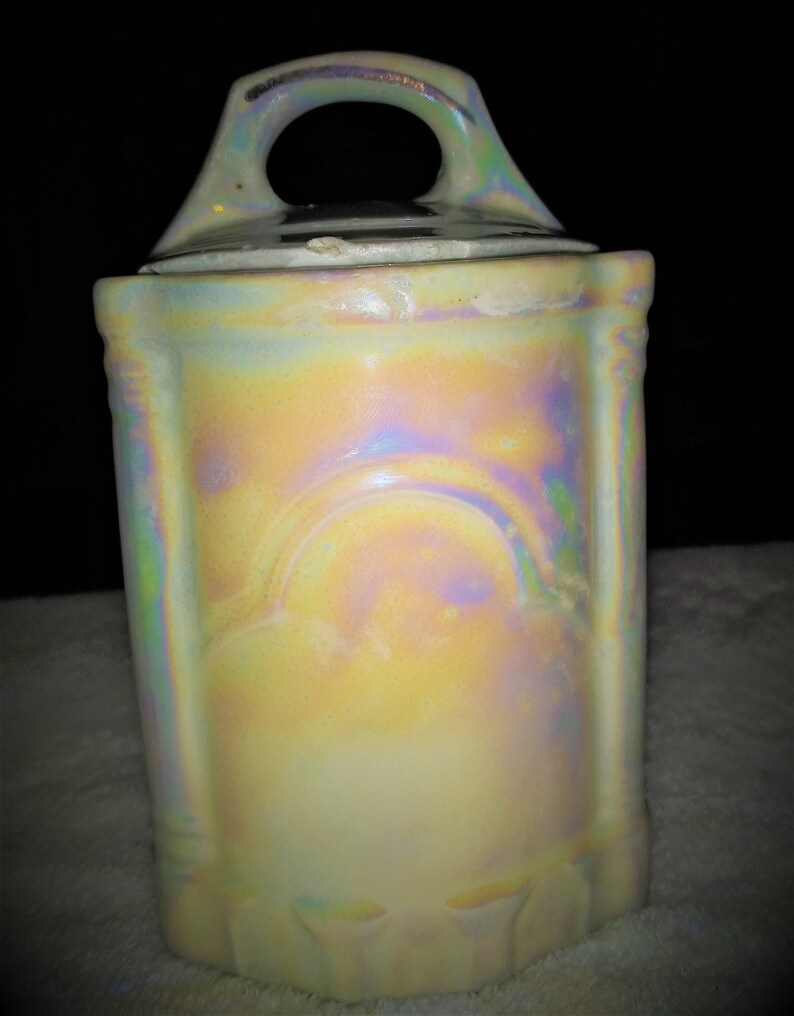 Early 1900's German Lusterware Allspice Canister - Etsy